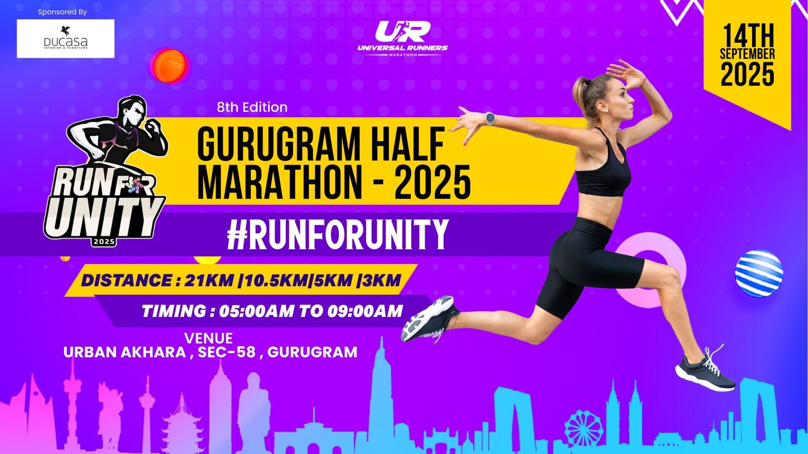 8th Edition Gurugram Half Marathon-2025 Registration | Gurugram